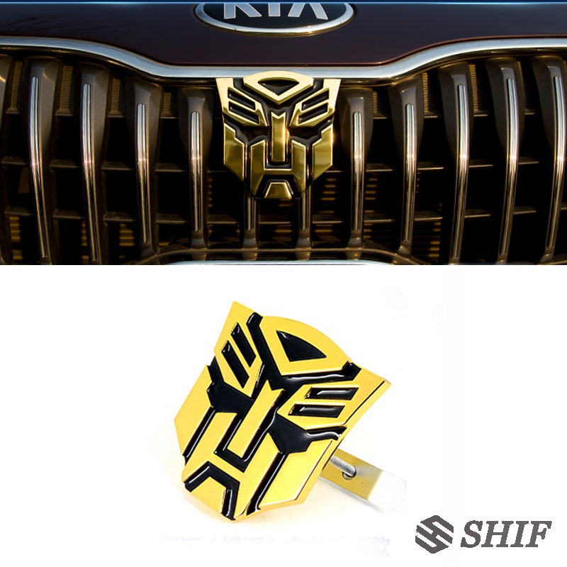 Big Golden Transformer Autobot Car Emblem Badge Cars Trucks | Shopee ...