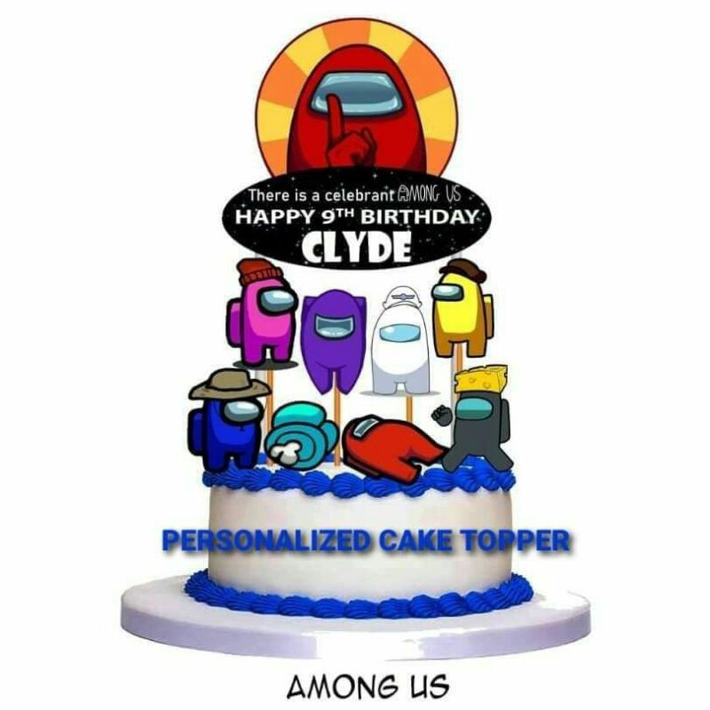 ♤Among Us Cake Topper | Shopee Philippines