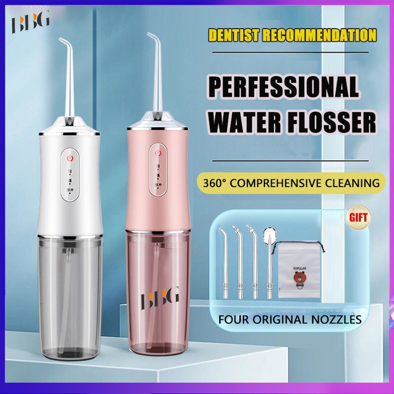 BBG Portable Power Water Flosser Dental Water Floss Jet for Teeth Water ...