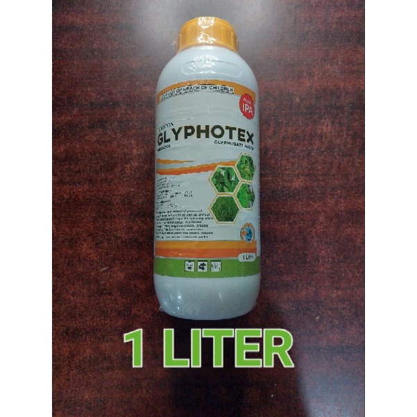 GLYPHOTEX 480 SL (1 LITER) GLYPHOSATE HERBICIDE / LIKE GRASS ZERO ...