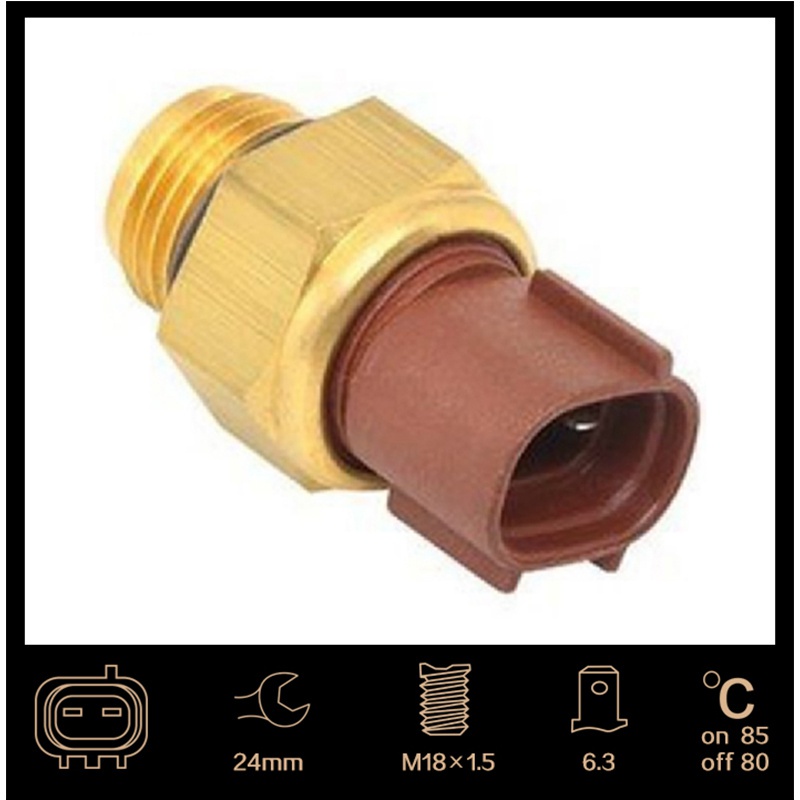 Motorcycle Cooling Radiator Fan Thermo Sensor Switch For Suzuki AN400 ...