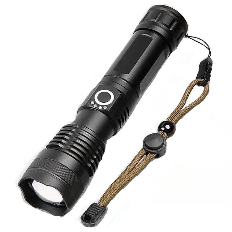 Waterproof 26650/18650/AAA Battery Operated Zoom Flashlight EDC 5 Mode ...