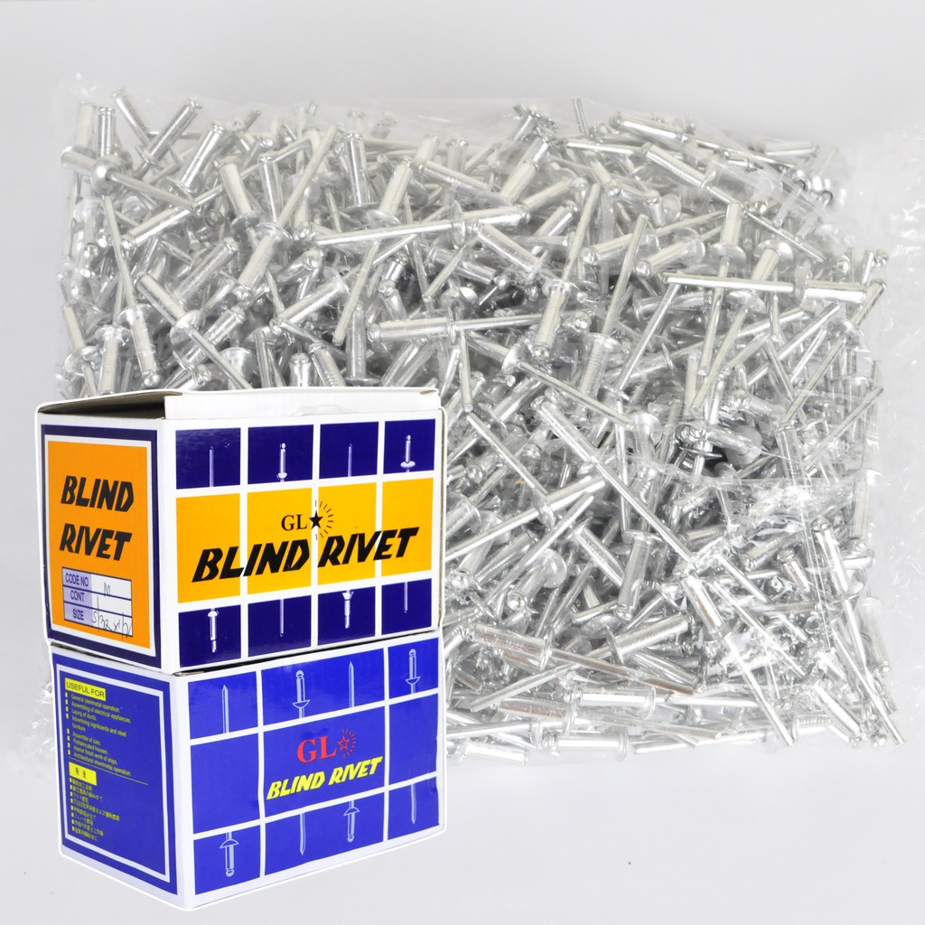 GL by Winland Blind Rivets 1/8 X 1/2 / 5/32 X 1/2 SOLD PER BOX 119283 ...