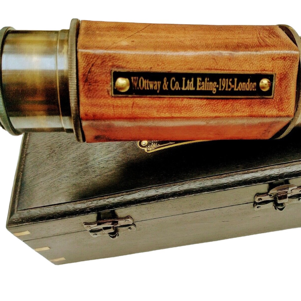 Vintage Brass Telescope Antique 24 Inch Hand Extending Naval,,Pirate ...