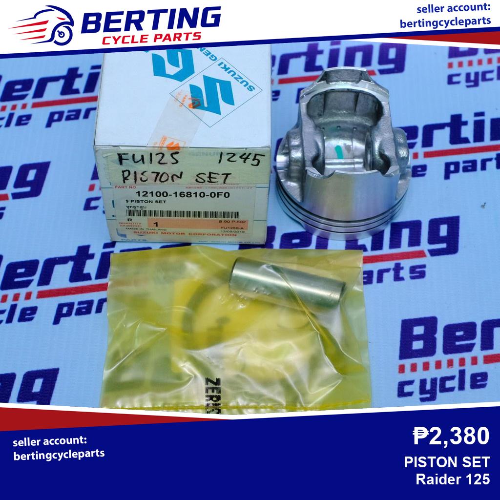 SGP PISTON SET Suzuki Raider 125 Genuine 12100-16810-0F0 | Shopee ...