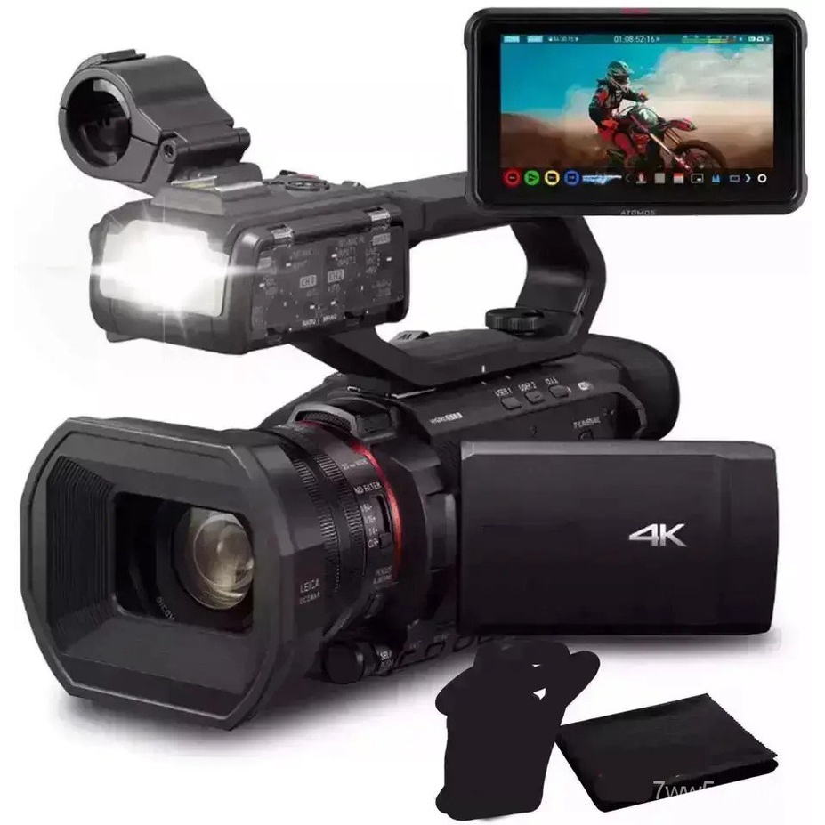 HOT DIGITAL AG-CX10 4K Professional Camcorder w/ Atomos Recording ...