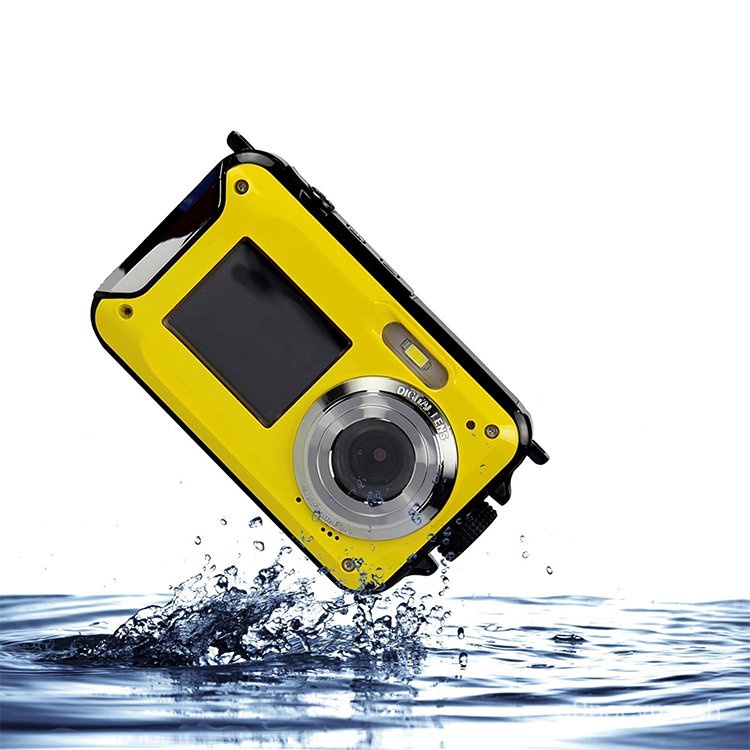 24MP FHD Waterproof camcorder 16x digital zoom dual screen point and ...