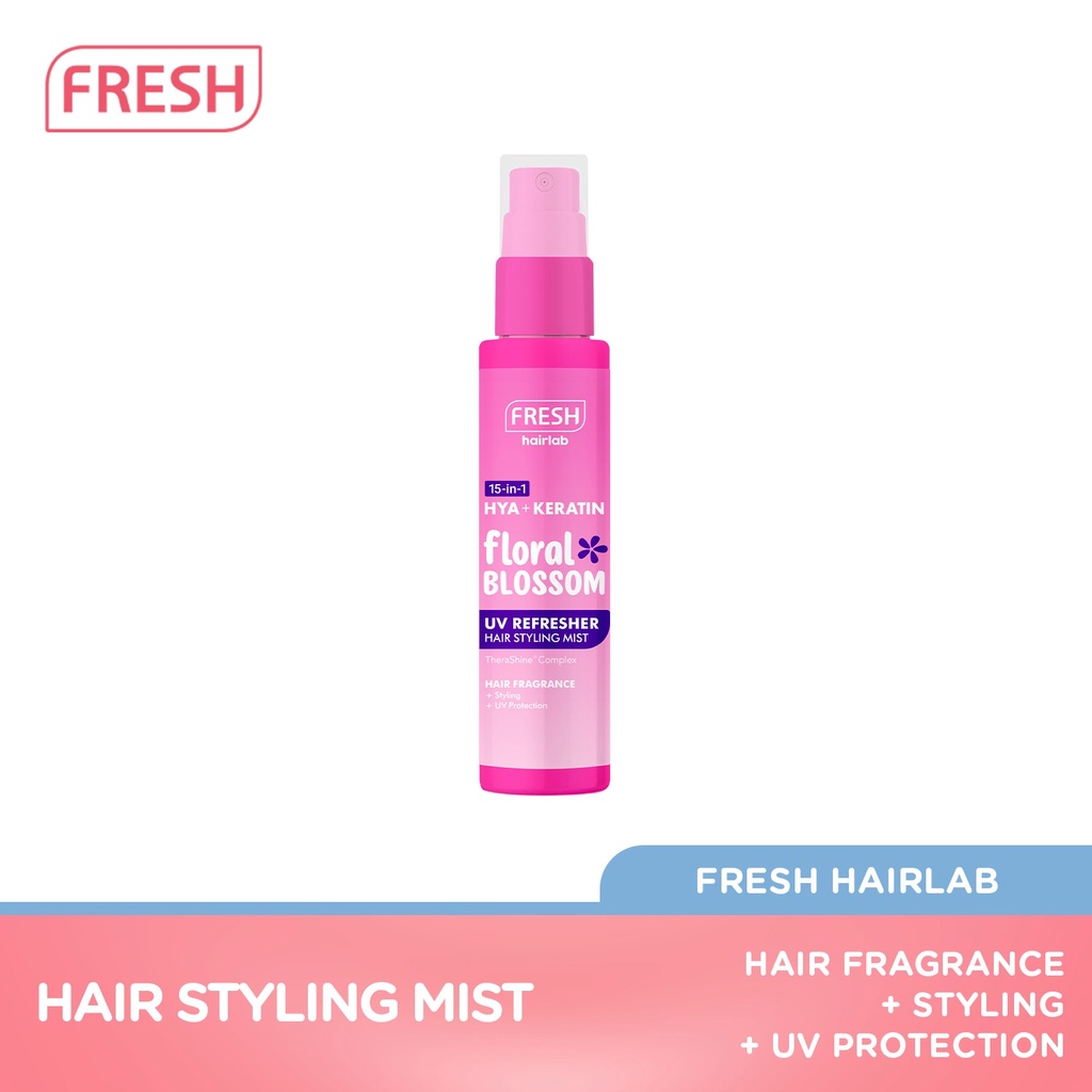 Fresh Hairlab 15 in 1 Hya+Keratin Floral Blossom UV Refresher Hair Styling Mist 50mL | Shopee ...