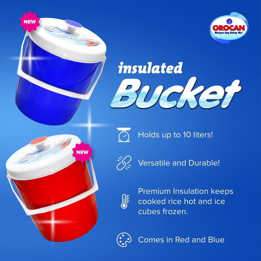 Orocan by Winland Affordable & High Quality Insulated Bucket 10L Food ...
