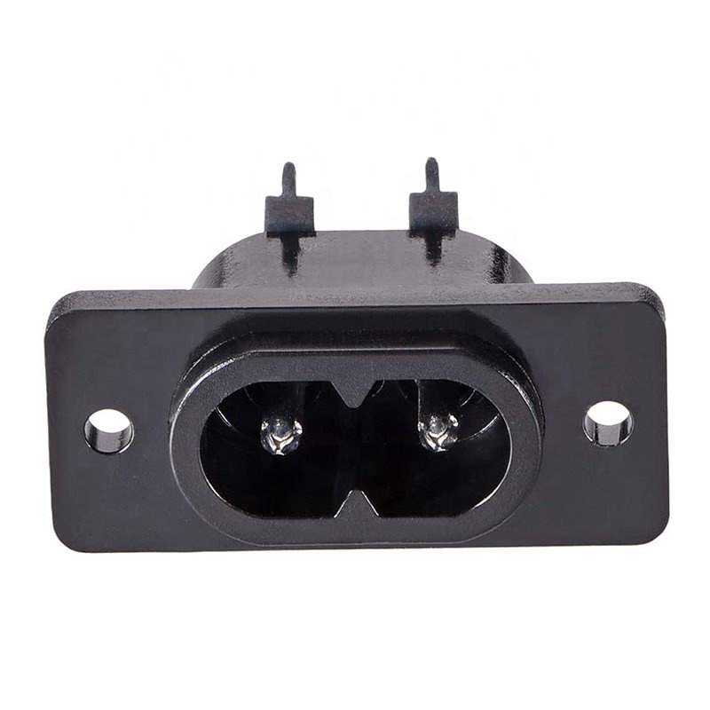 Right angle C8 IEC Inlet Module Plug Power Socket | Shopee Philippines