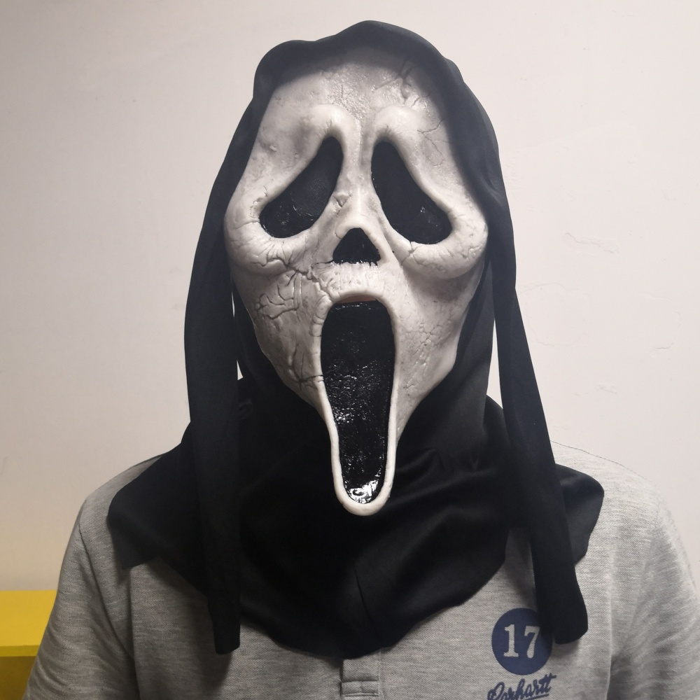 Horror Movie Halloween Scream Mask Demon Screaming Ghostface Funny ...