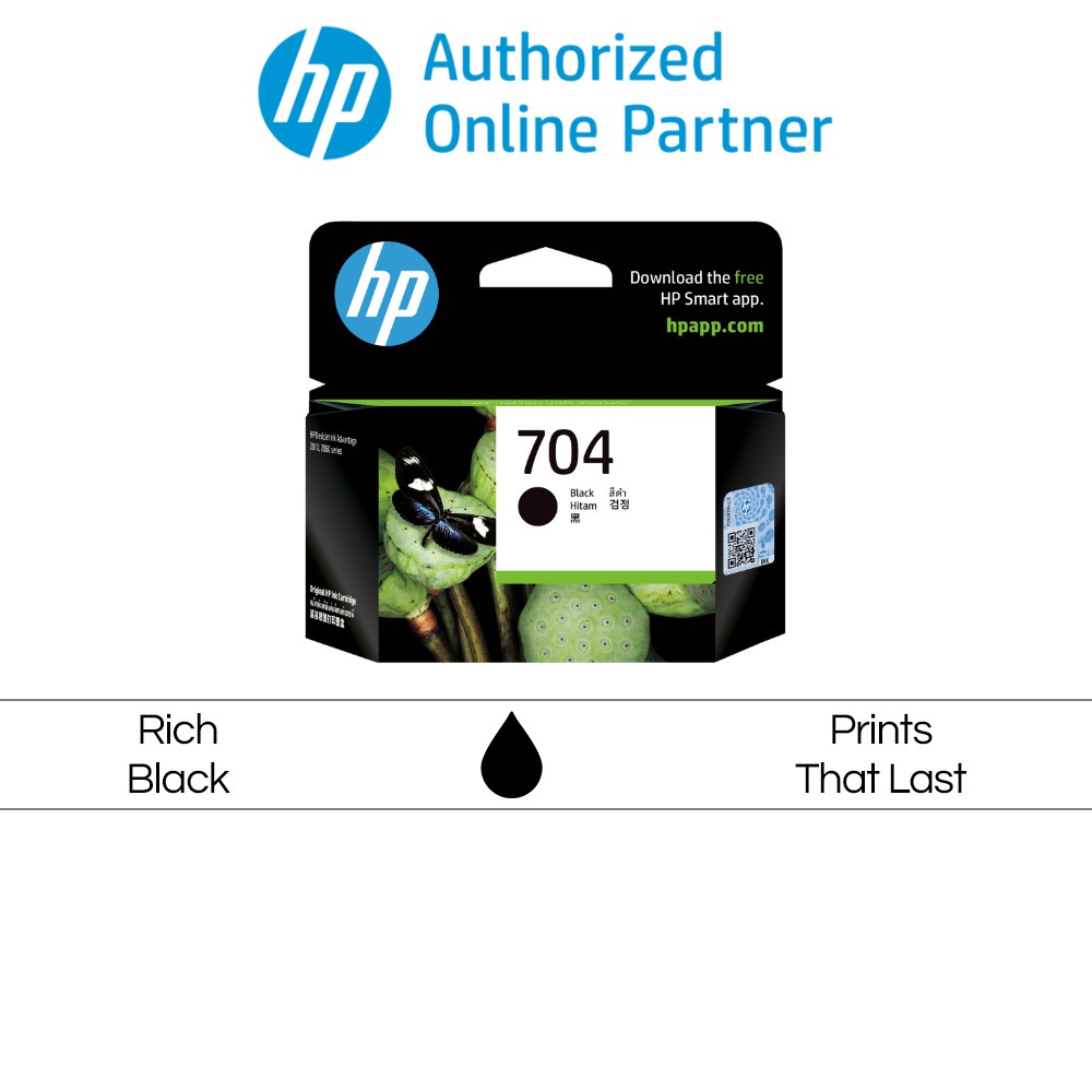 HP Color 704 Black/Tri-Color Original Ink Cartridge | Shopee Philippines