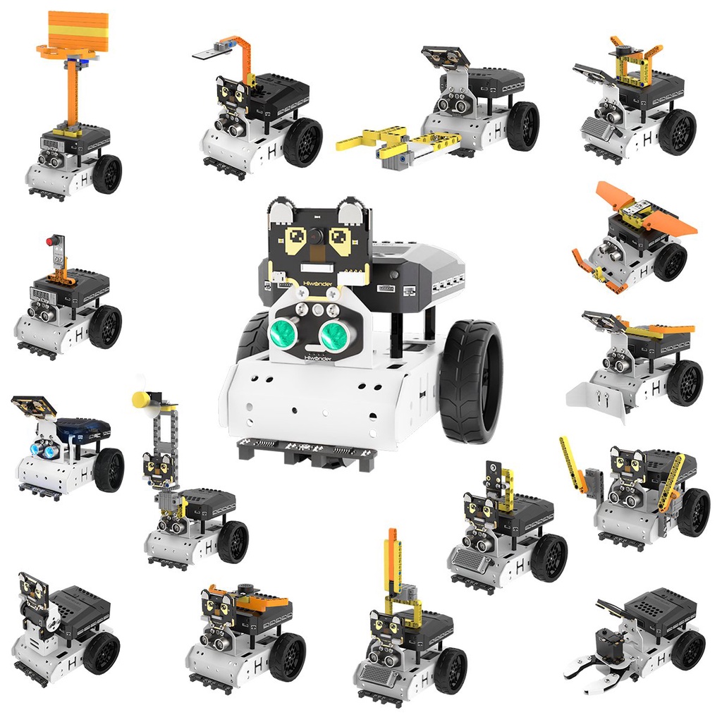 Hiwonder AiNova Pro 16-in-1 Programmable Building Robotic Kit Toys ...