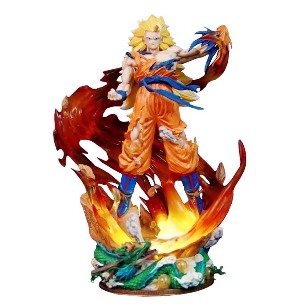 Custom Ornament Statue DragonBall Figure Can Light Up Transform Super ...