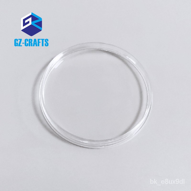 Round Coin Protector Box 60mm Plastic Coin Capsules Clear Coin Round ...