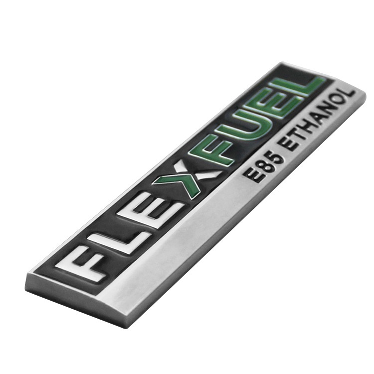 1 PCS 3D Metal FLEXFUEL E85 ETHANOL Badge Emblem Rear Trunk Car ...