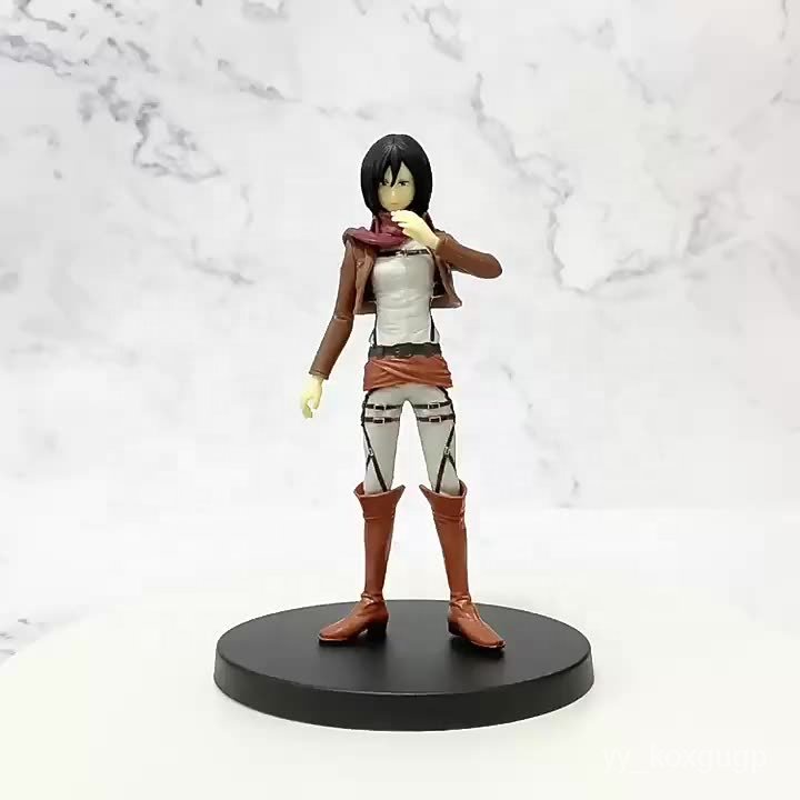 Anime Pvc Toy Shingeki No Kyojin Doll Attack On Titan Mikasa Ackerman ...