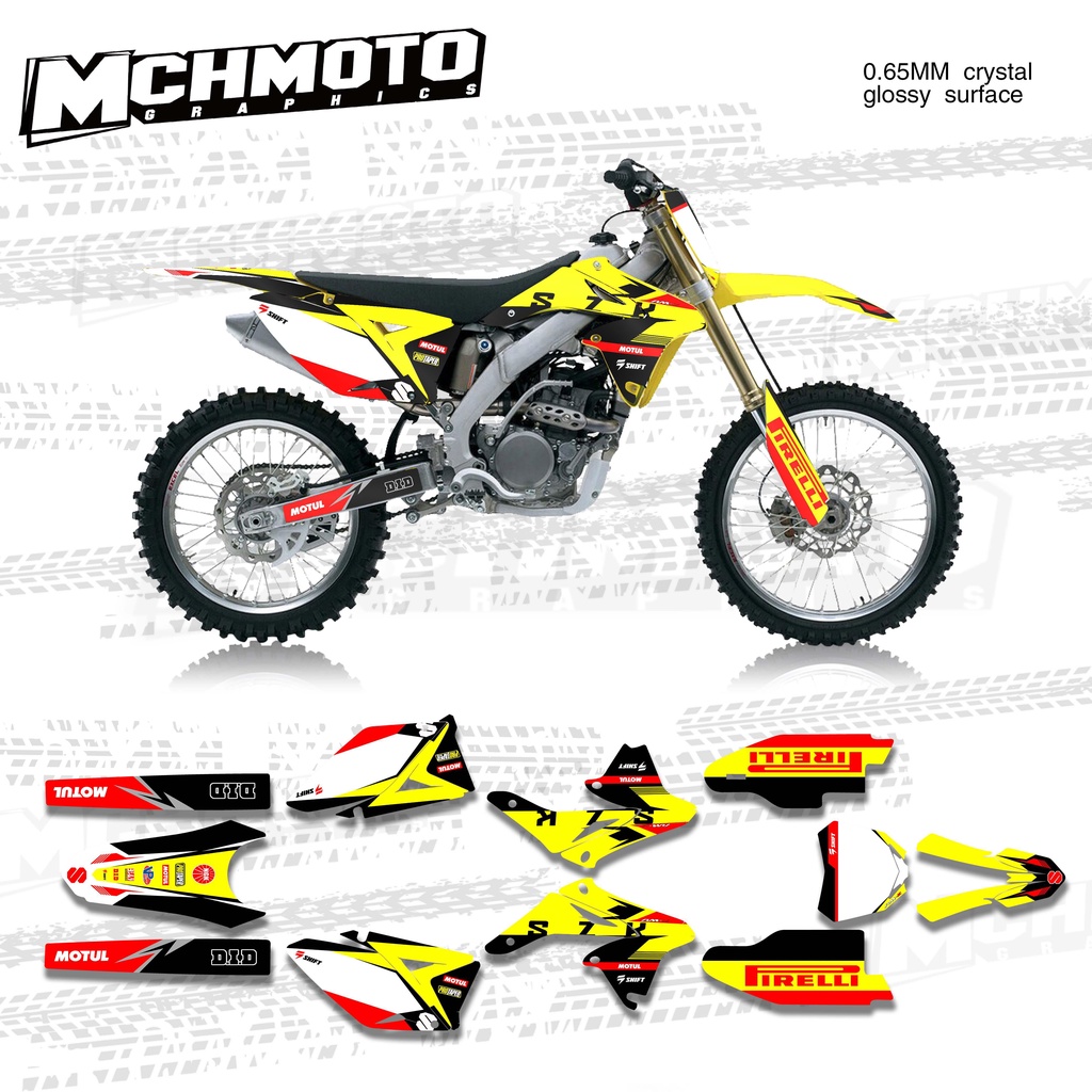 MCH Graphics for Suzuki RMZ250 RMZ 250 2010 2011 2012 2013 2014 2015 ...