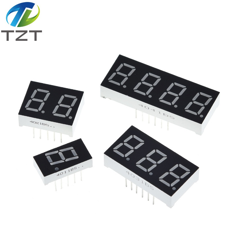 0.4 Inch Digital Tube LED Display 1Bit 2 Bit 3 Bit 4 Bit Clock Common ...