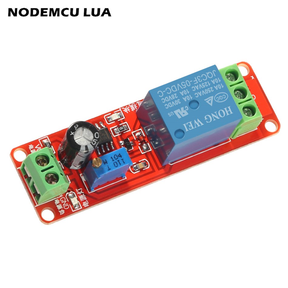 DC 5V NE555 Timer Switch Adjustable Module 5V Delay Relay Module Timing ...