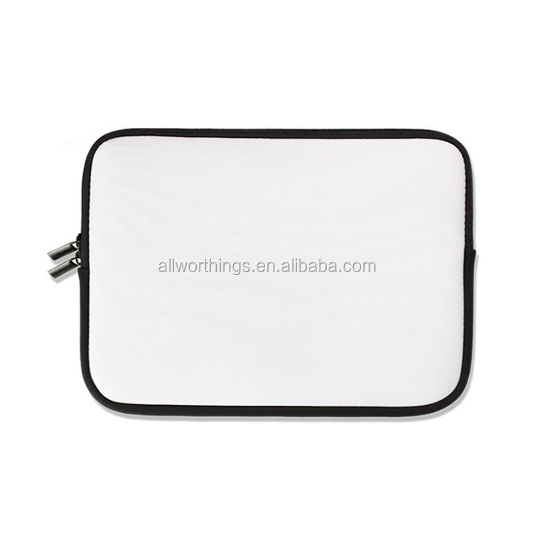 New Arrival Neoprene Sublimation Laptop Sleeve Case 13" white blank bag ...