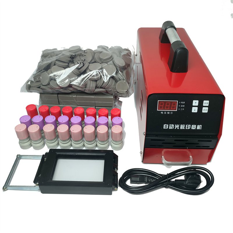 Fully Automatic Flash Self Inking Stamp Seal Maker Rubber Ink Stamp ...