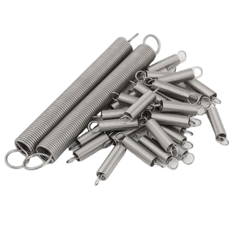 wire dia 0.7mm OD 5mm 6mm stainless steel Tension spring with a hook ...