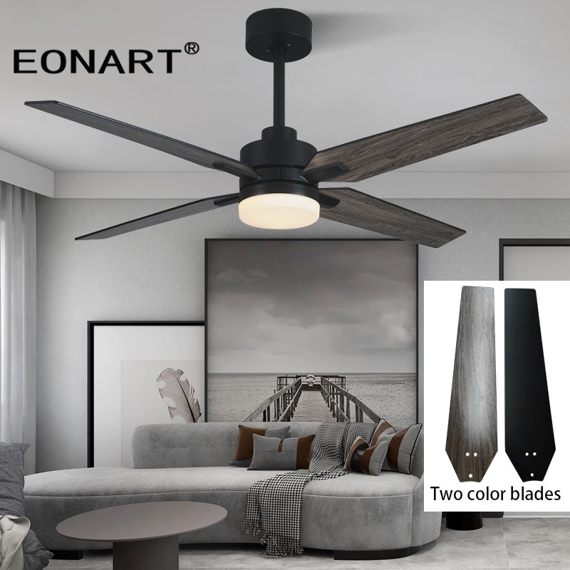 52 Inch Modern Roof Ceiling Fan Led Lamp Home Fans Indoor Decorate ...