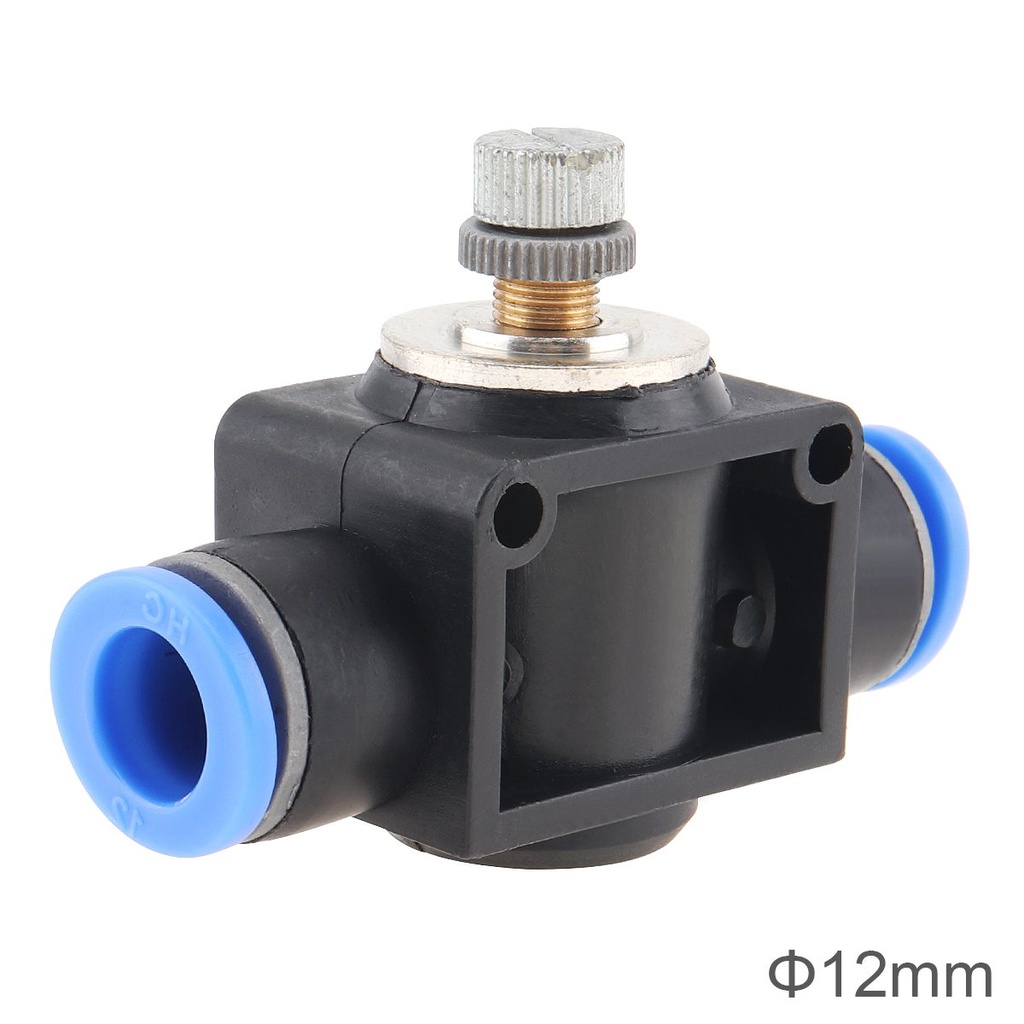12mm Adjustable Pneumatic Components Quick Connector Gas Flow Hand ...