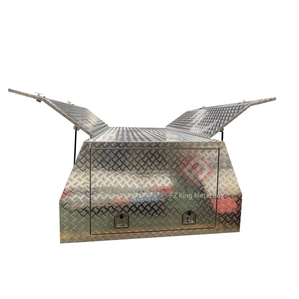 Waterproof Fireproof Trailer Storage Toolbox Aluminum Metal Tool Box ...