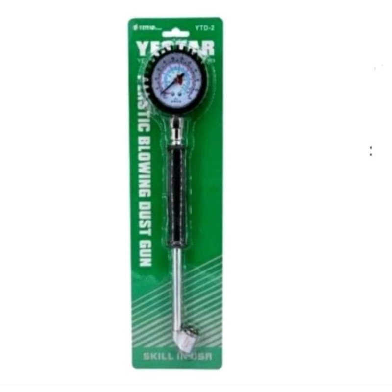Yestar Truck Dual Head Tire Pressure Gauge, Heavy Duty-220 PSI YC-8196 ...