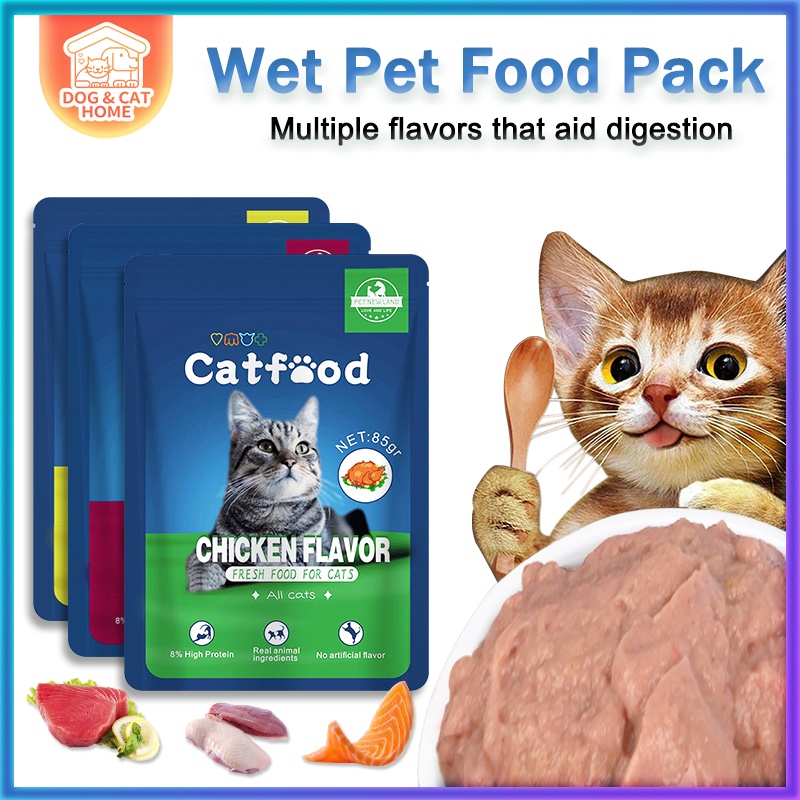 85g Cat Wet Food Snack Pouch For Adult Cat And Kitty/Cat food for ...