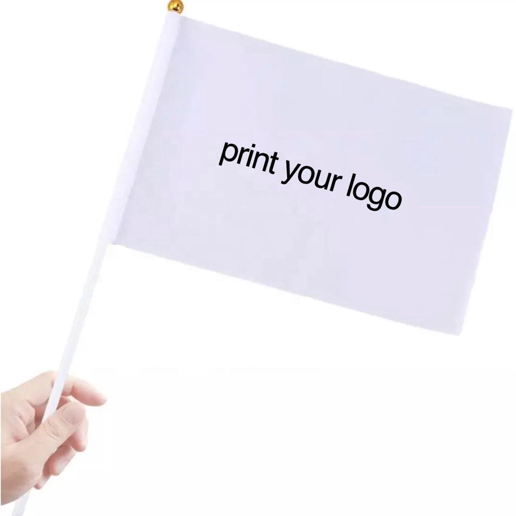 Custom Hand Wave Flag Any Design Festival Campaign Promotion Flag Banner Mini Small Custom Hand ...