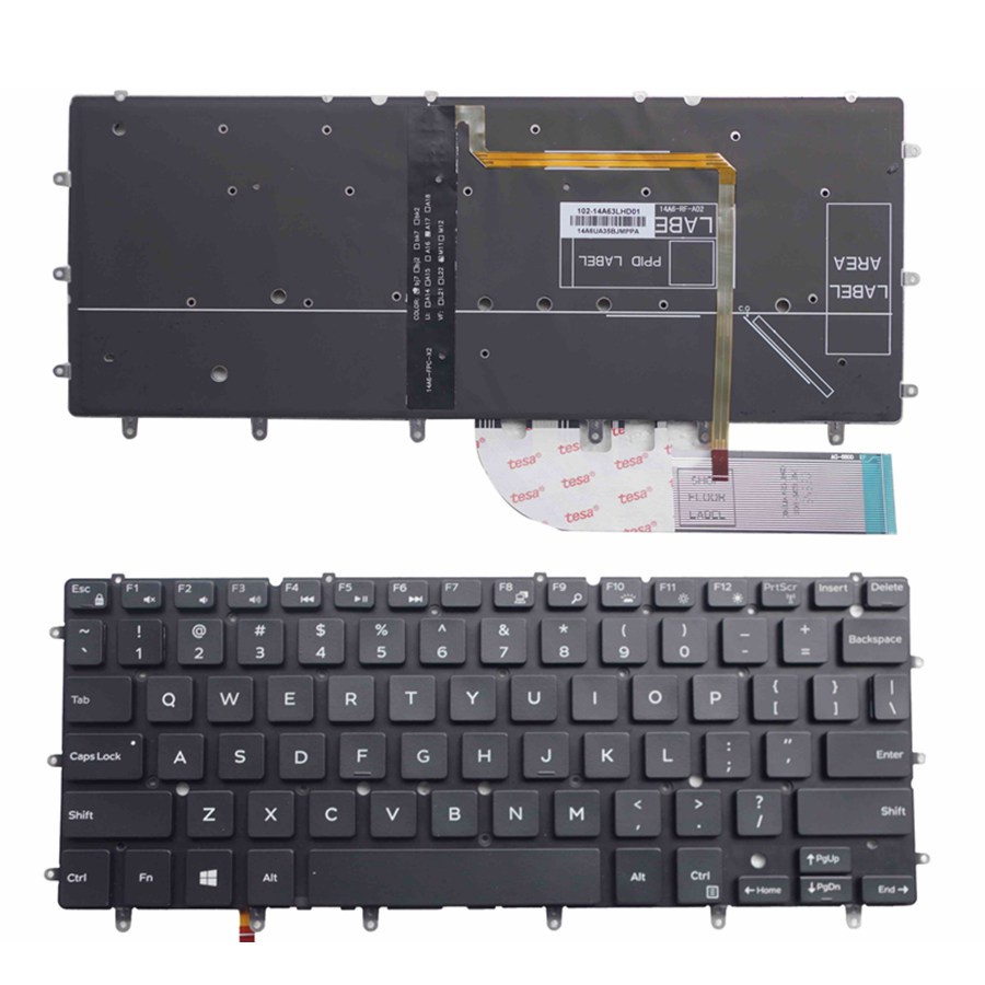 New Keyboard FOR DELL XPS 13 9343 xps13 9350 9360 15BR N7547 N7548 17 ...