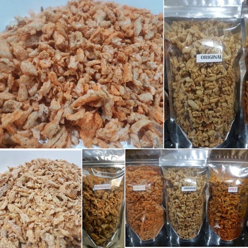 Mushroom Chicharon Bits (Your Healthy snack) 3 pcs 150 grams / Assorted ...