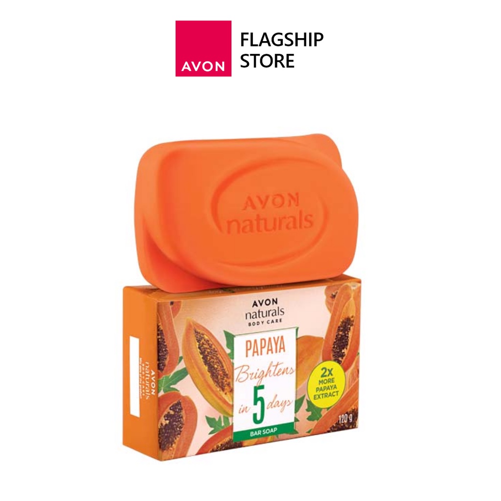 Avon Naturals Papaya and Soymilk Upgrade Bar Soap 120g | Shopee Philippines