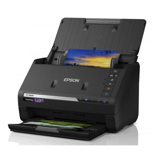 EPSON FF-680W Photo scanner Sheet feed / A4 USB compatible Wi-Fi Easy ...