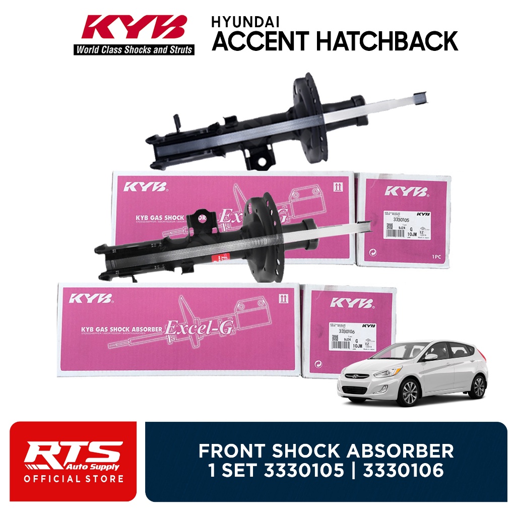 KYB Excel G Front Shock Absorber Hyundai Accent Hatchback 2013 - 2018 ...