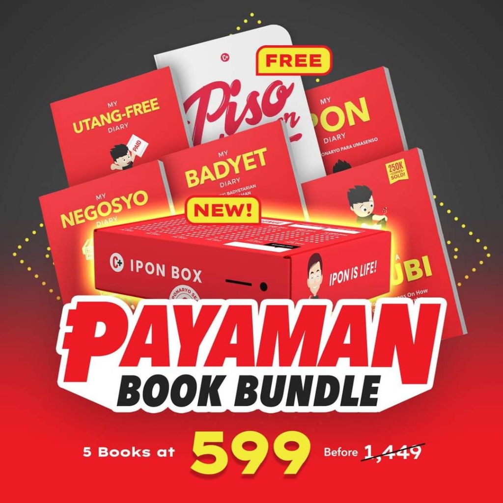 ☇Payaman Book Bundle by Chinkee Tan with Piso Planner and Ipon Box | Shopee Philippines