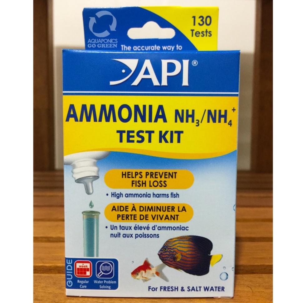 ┅API Ammonia Nh3/Nh4+ for Fresh & Salt Water Test Kit - 130 Tests (EXP ...