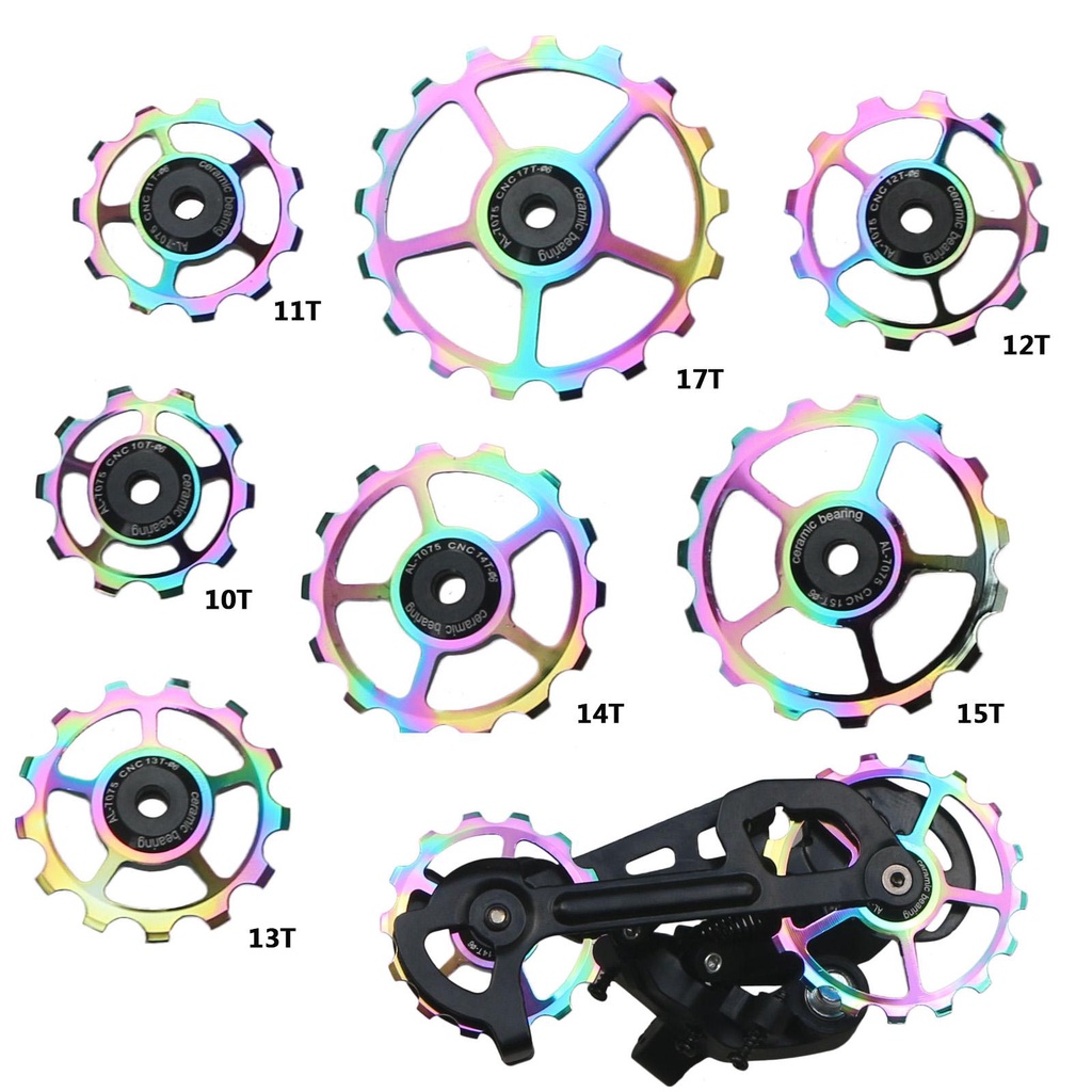 Bicycle Pulley Roller Idler Rear Derailleur 10T 11T 12T 13T 14T 15T 16T ...