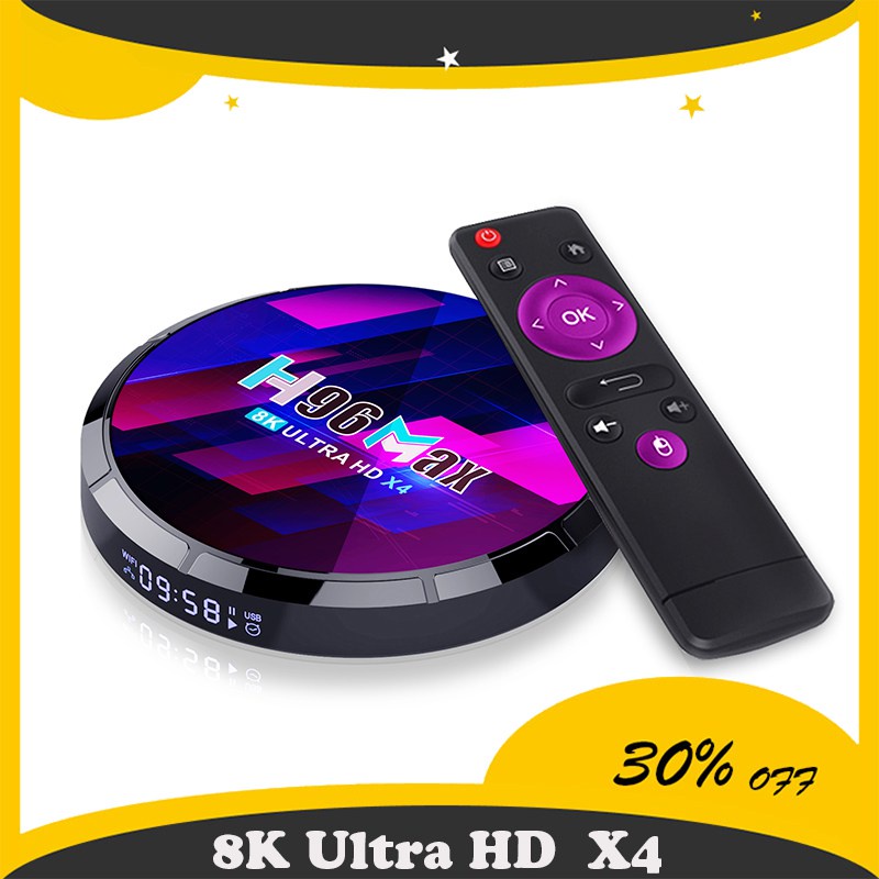 2022 New H96 max Android TV Box Wi-Fi BT4.0 TV Box Amlogic S905X4 ...