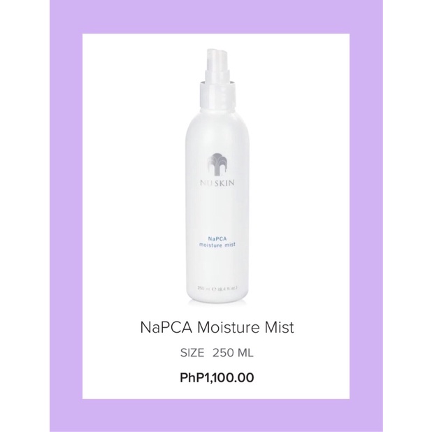 NaPCA Moisture Mist 1pc | Shopee Philippines