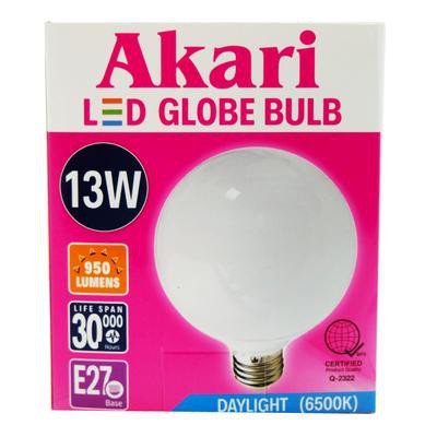 ♧Akari 13 Watts LED Globe Bulb - Daylight (ALED-GB13DL) | Shopee ...