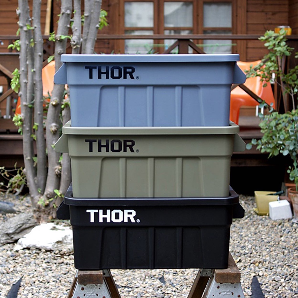 ⊙THOR 53L Stackable Storage Box with Lid/Organizer Box/Tote Box ...
