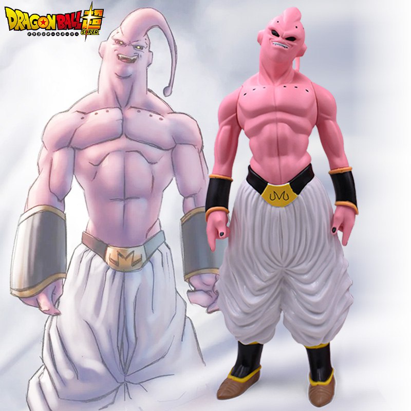 44cm Anime Dragon Ball Z Muscle Buu Figure ZERO Majin Boo Action ...