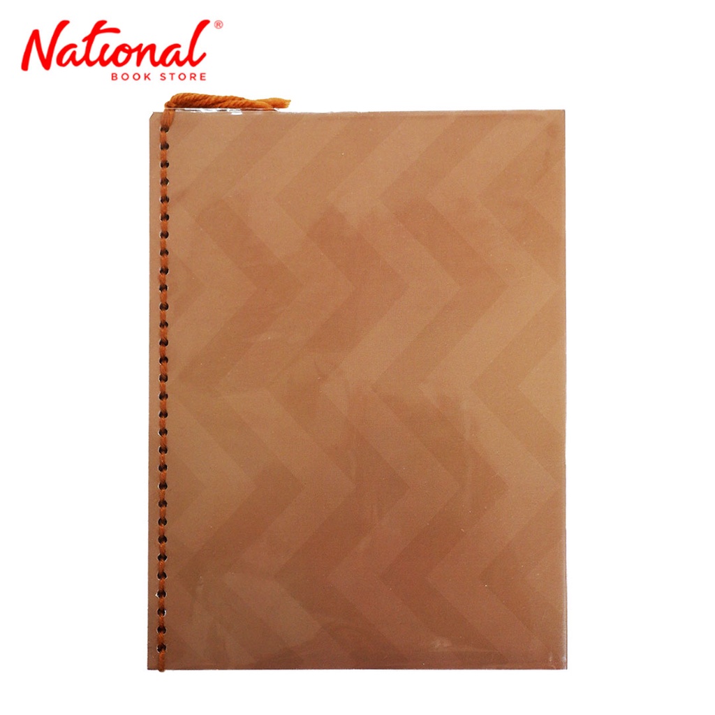 Premiere Notes Yarn Notebook Printed 5.83x7.87 inches Chocolate Zigzag ...