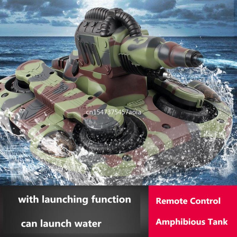 Car Boat Tank 3-In-1 Amphibious RC Battle Tank Dual Mode Switch ...