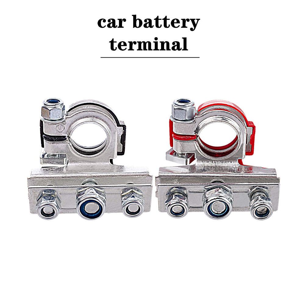 1Pair 12V 24V Automotive Car Top Post Battery Terminals Wire Cable ...