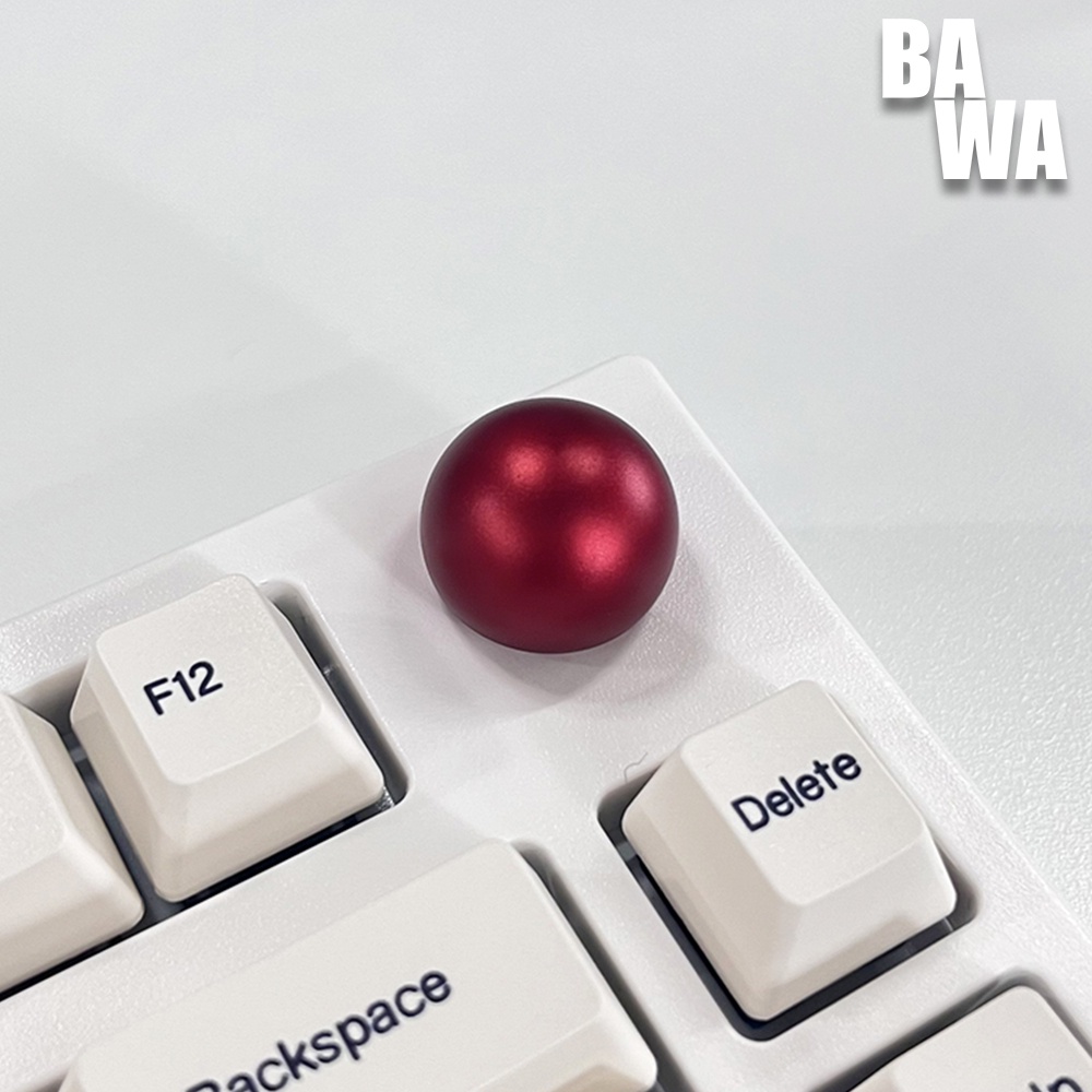 ♨Nj80 Knobs Keycaps For Keydous Mechanical Keyboard Round Silver Blue ...